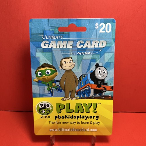 Deadstock 2009 Ultimate Game Card PBS Kids Play! Play By Cash Unused ...