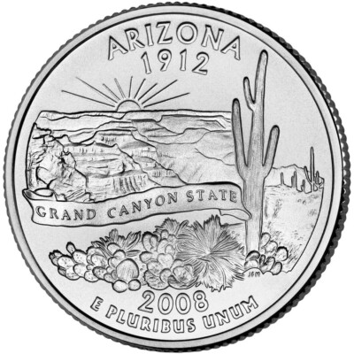 2008 P-Arizona State Quarter | eBay