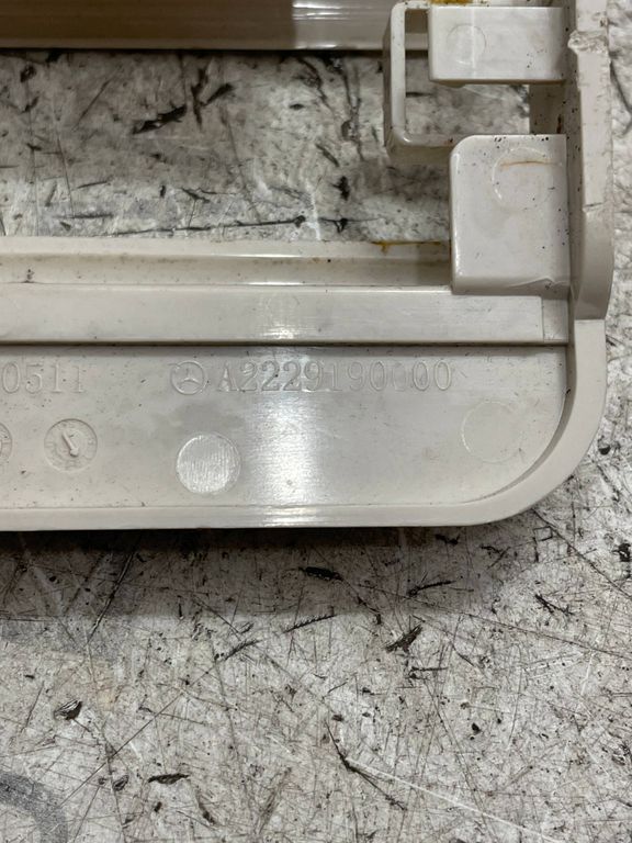 Mercedes-Benz S W222 2014 Front driver seat rail trim A2229190100 ...