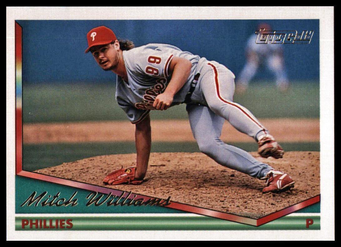 1994 Topps - Gold #114 Mitch Williams for sale online | eBay