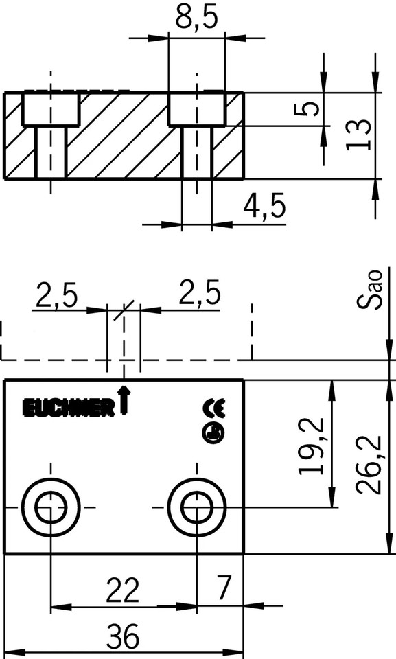 EUCHNER SAFETY SWITCH CMS-M-BH + CMS-R-BZB-SC | eBay