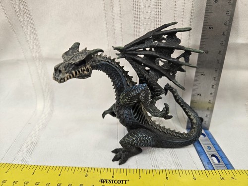 GHOST DRAGON, Safari Ltd, 2016, 5” Medieval Fantasy Beast Figure, Black ...
