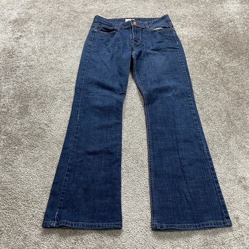 Levi's 526 Slender Boot Cut Denim Jeans Womens 8 Blue Dark Wash Mid ...