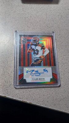 2019 Panini Spectra Auto Tyler Boyd Color Match Prizm 53/99 | eBay