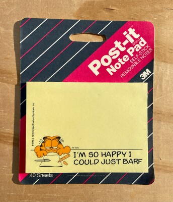 Sticky Notes - Garfield Post It Notes