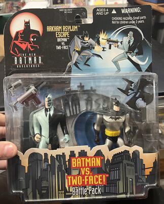 The new Batman Adventures two face Arkham asylum escape action figure ...