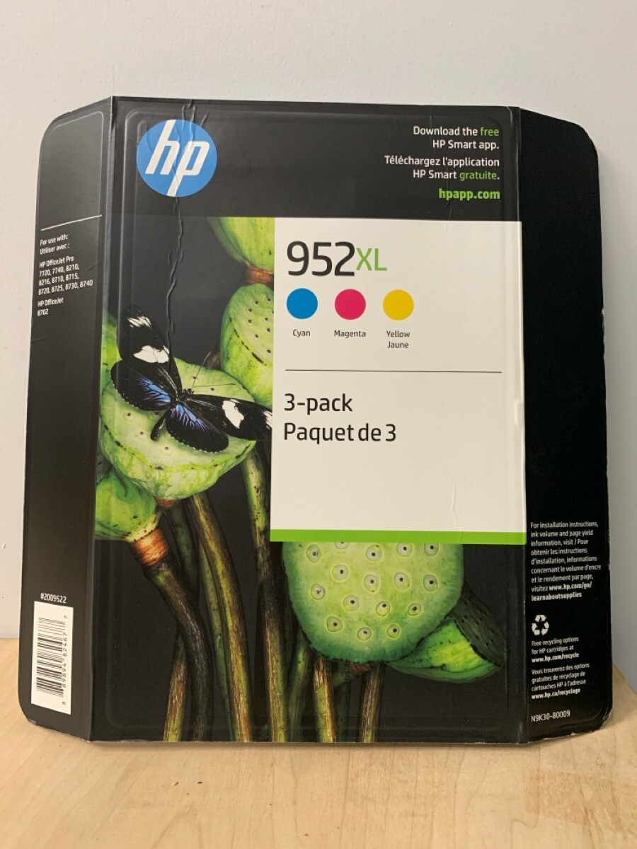 Hewlett Packard 952XL Tri-Color 3-Pack - 11/2025 (E10034911 ...