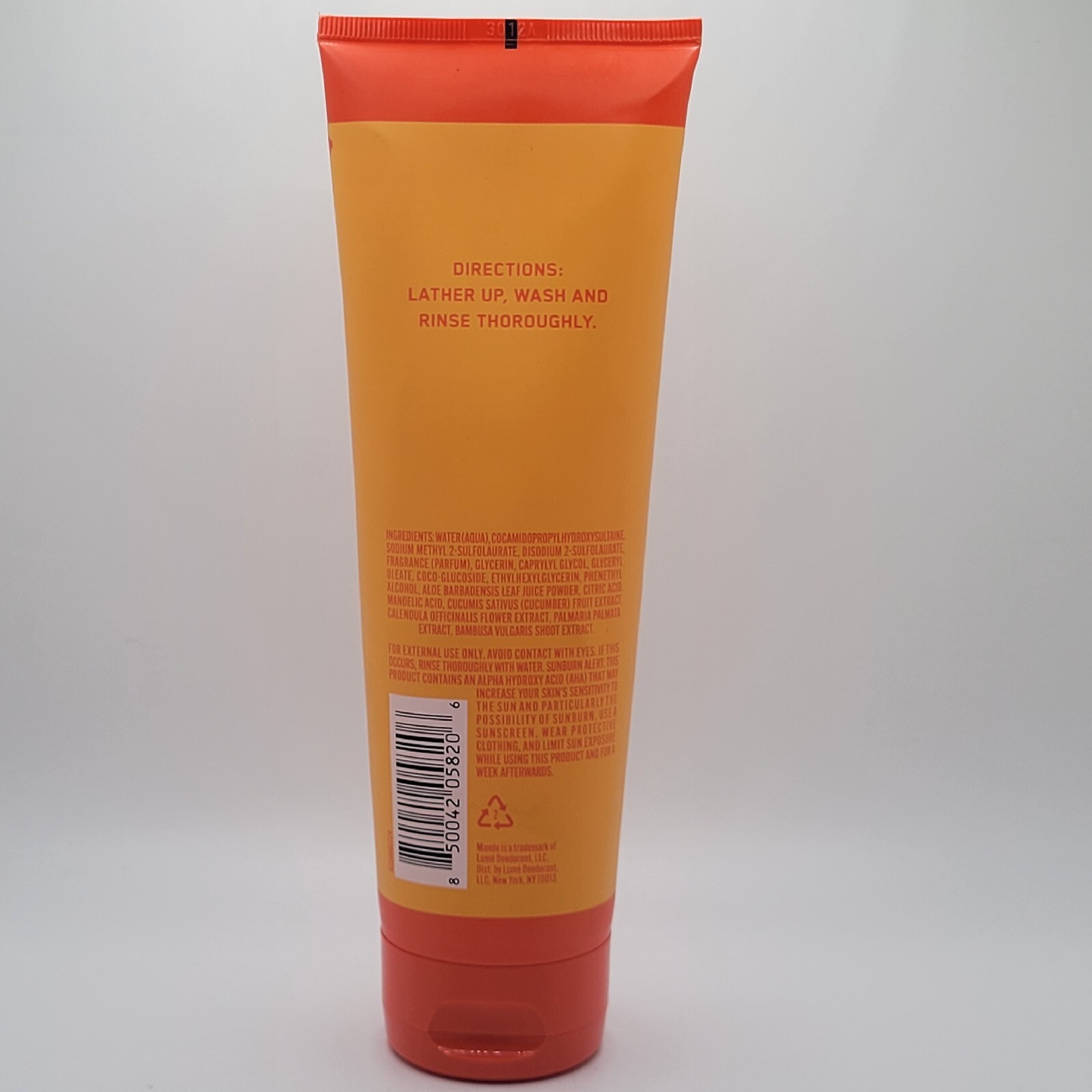 MANDO LUME For MEN Odor Shield BODY WASH - BOURBON & LEATHER - 8.5oz ...