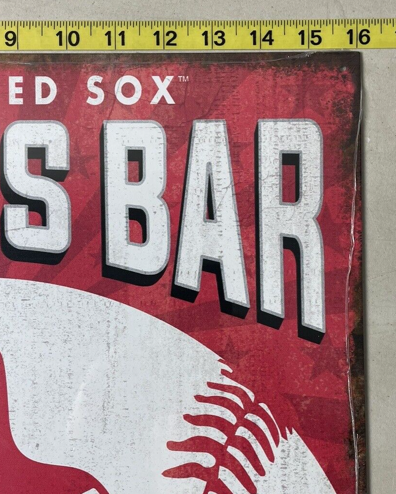 Boston Red Sox Fans Welcome Metal Tin Sign Sports Bar Garage Man Cave ...