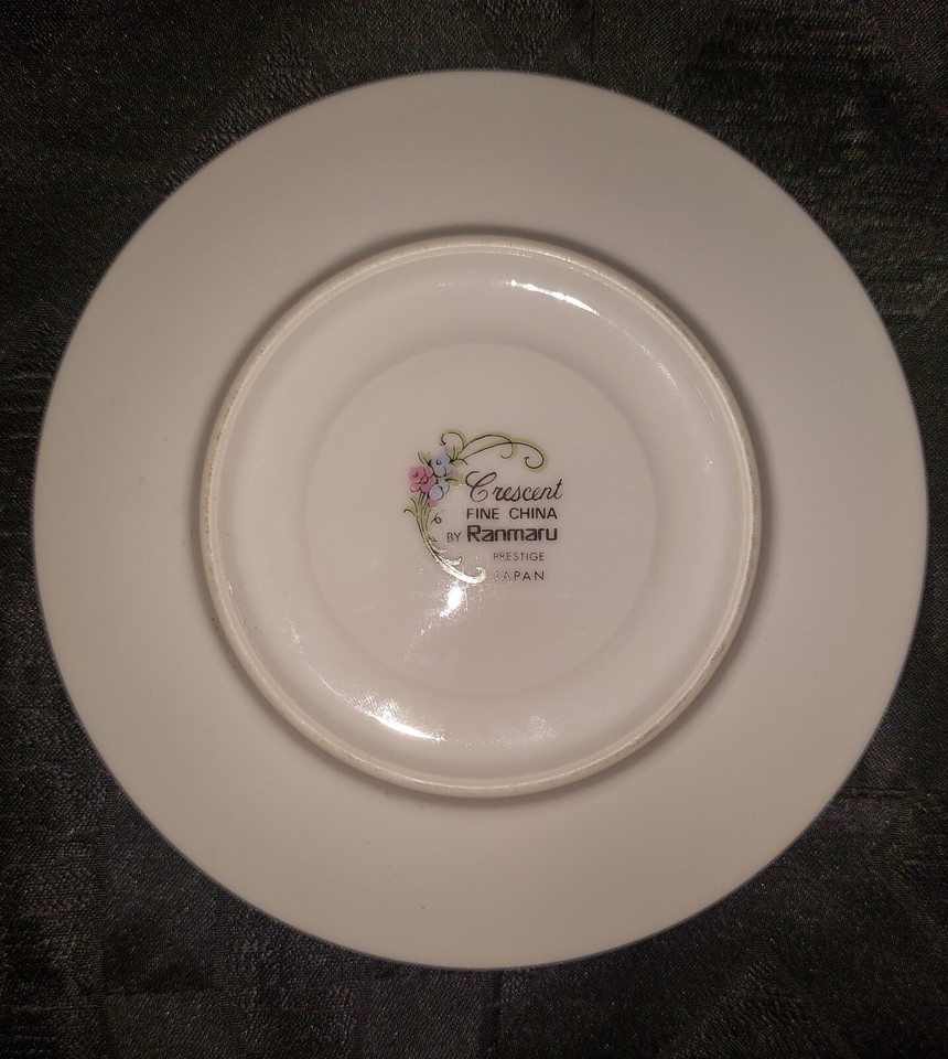 Crescent Fine China By Ranmaru PRESTIGE Japan Dinnerware Piece Saucer ...