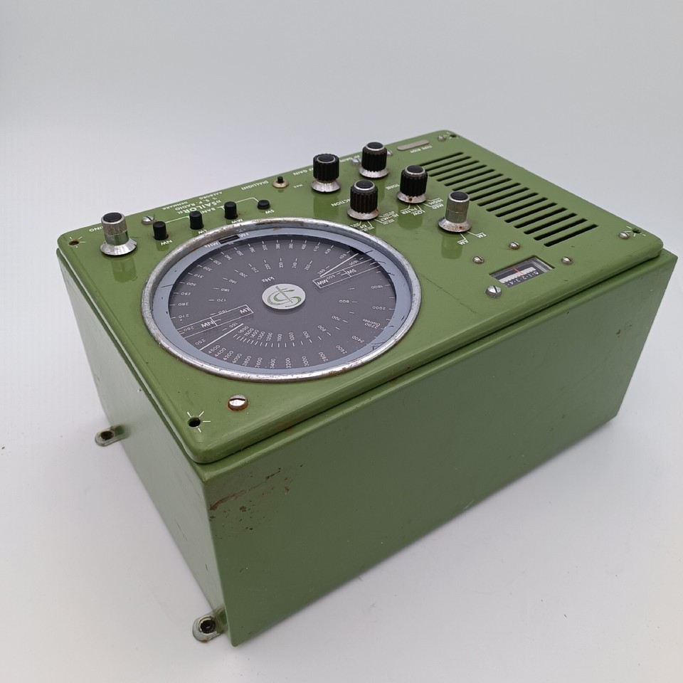 SAILOR TYPE R109 Commercial Receiver AM UHF RADIO Vintage Marine Navy ...