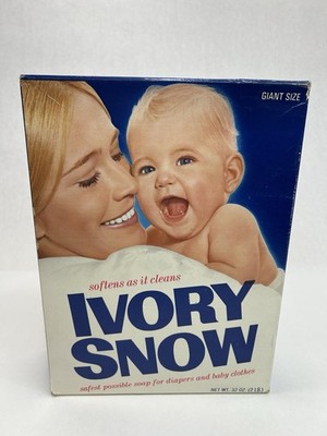 VTG Ivory Snow Laundry Detergent Giant Size Unopened 32 Oz Box Marilyn ...