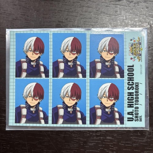 My Hero Academia Todoroki Shoto Photo Sticker UA High School Open Used ...
