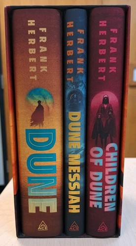 Frank Herbert's Dune Saga 3-Book Deluxe Hardcover Boxed Set New Unread | eBay