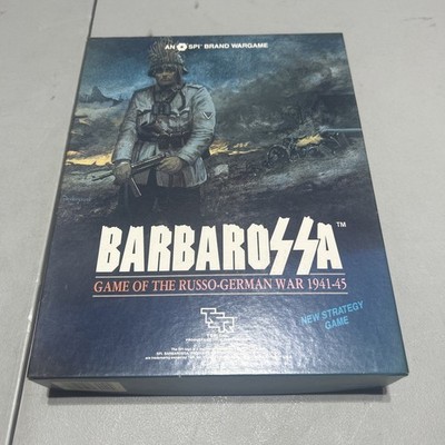 Barbarossa: Game of the Russo-German War - SPI / TSR 1986 - Complete | eBay