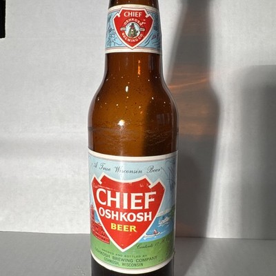 Chief Oshkosh Beer - Oshkosh Brewing Co. Oshkosh Wisconsin 12oz. | eBay