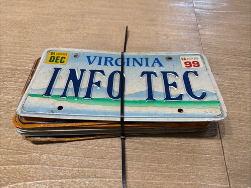 Bulk Lot Of 13 Flat License Plates | eBay