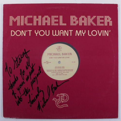 MICHAEL BAKER Don't You Want My Lovin' JDC 12" VG++ autographed HEAR | eBay