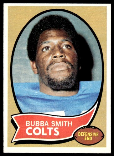 1970 TOPPS BUBBA SMITH RC BALTIMORE COLTS #114B | eBay