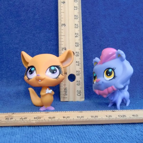 LPS Littlest Pet Shop 2pc Purple Lion 2842 Orange Chipmunk GUC ...