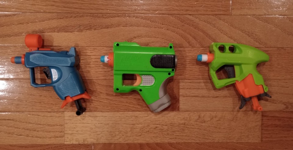 7 Nerf Guns Elite 2.0 Eagle Point Shockwave Barrel Break IX-2 Vortex ...