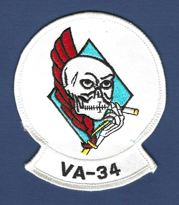 US Navy VA-34 Attack Squadron "Blue Blasters" Patch | eBay