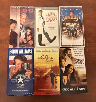 Robin Williams VHS Lot of 6 | eBay