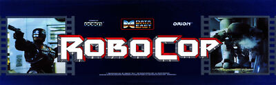 Robocop Arcade Marquee For Reproduction Header/Backlit Sign | eBay