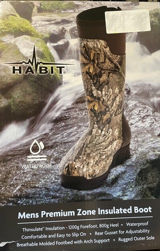 Habit Men’s Size 12 Premium Zone Insulated Waterproof Slip on Boot Size ...