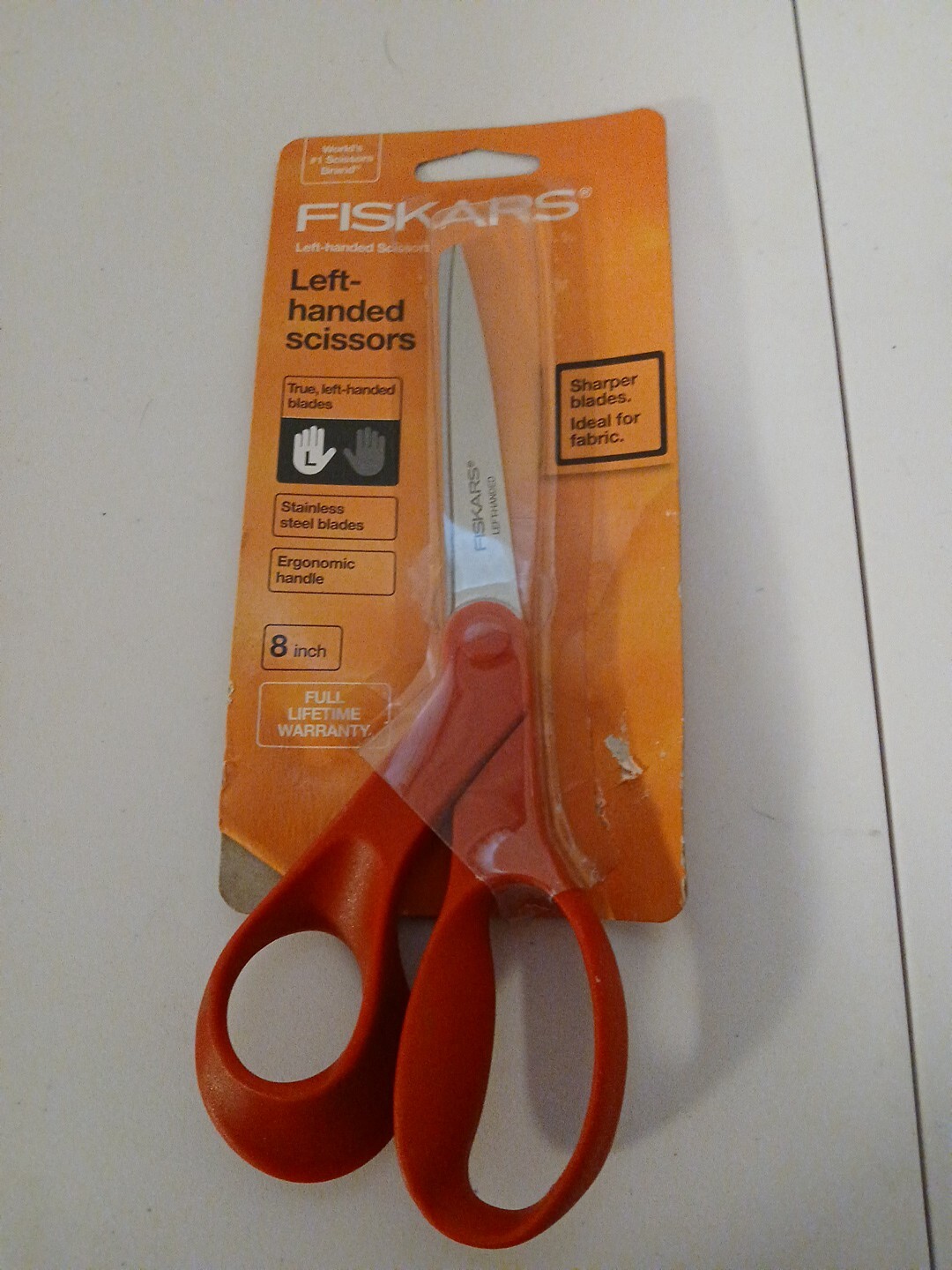 Fiskars 8 Inch All-purpose Left-hand Scissors (12-94508697WJ) for sale ...