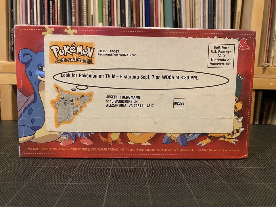 POKEMON ToysRUs 1998 Promo VHS Tape SEALED/BRAND NEW w/ Pokemon ...