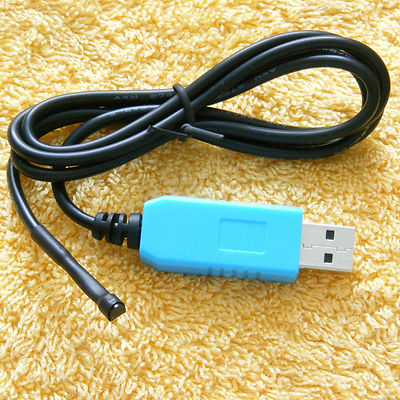 Digital USB DS18B20 1wire -55+125C thermometer probe for linux win pc ...