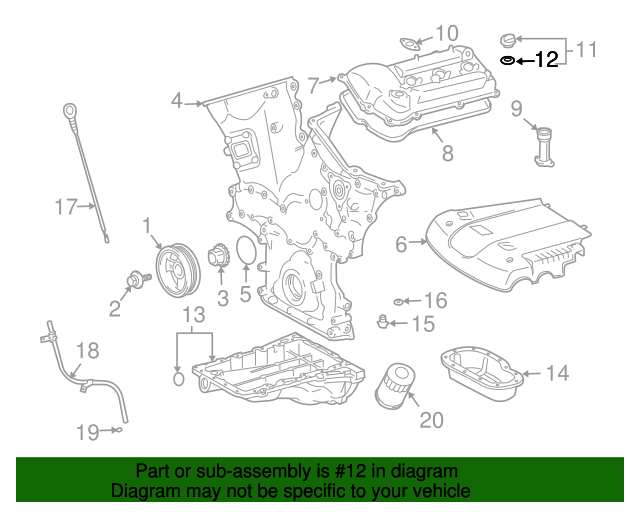 NEW GENUINE OEM TOYOTA LEXUS SCION OIL FILLER CAP GASKET 90430-37140 | eBay