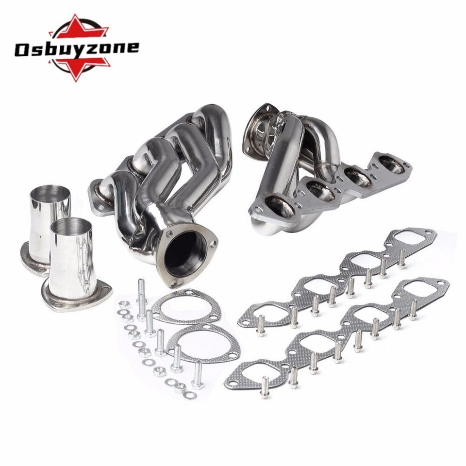 Stainless Shorty Exhaust Headers Kit for Chevy Big Block V8 396 402 427 ...