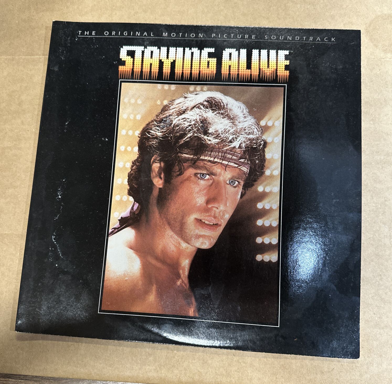Staying Alive Motion Picture Soundtrack Vinyl Record | eBay