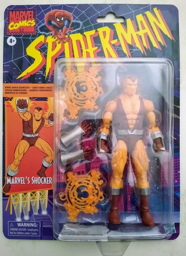 Marvel Legends Retro Spider-Man Animated Series Shocker Action Figure ...