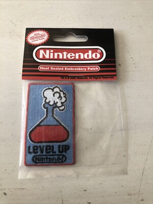 Nintendo Level Up Potion Patch Vintage NES 2.5" inch Retro Video Game ...