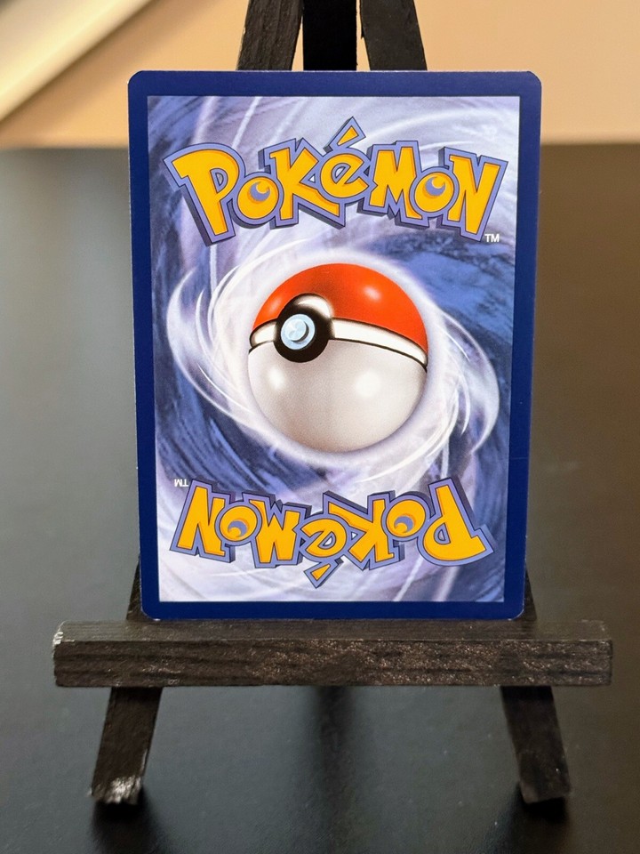 Authentic Blank Pokémon Holographic Card w Vertical Holo Pattern (High ...