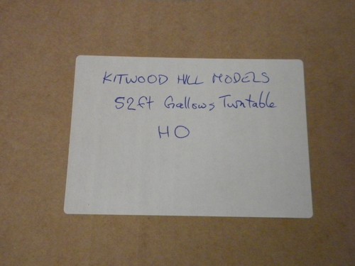 Kitwood Hills 52' Gallows Turntable in HO scale | eBay