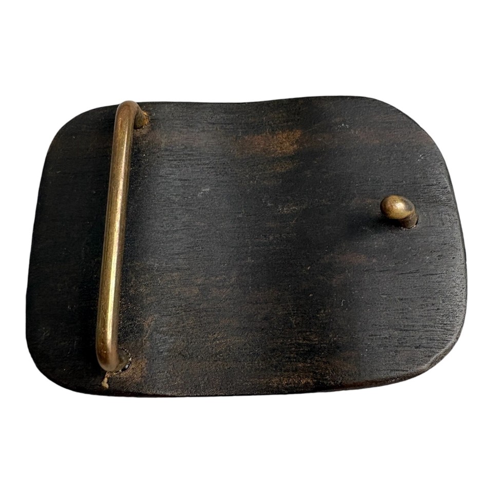 Vintage Handmade Wooden Belt Buckle | eBay