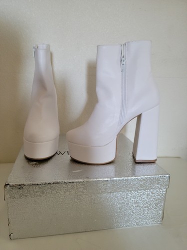 WETKISS Platform Boots for Women, Triangle Chunky Heel sz7 | eBay