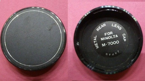 "" Genuine Minolta Lens Caps Front Rear Body - Various sizes listing | eBay