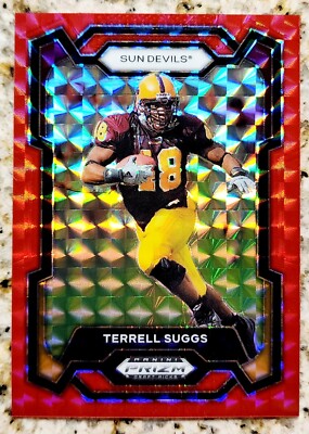 Sport's Cards 2024 Panini Prizm Draft Picks Terrell Suggs Red Infinite ...