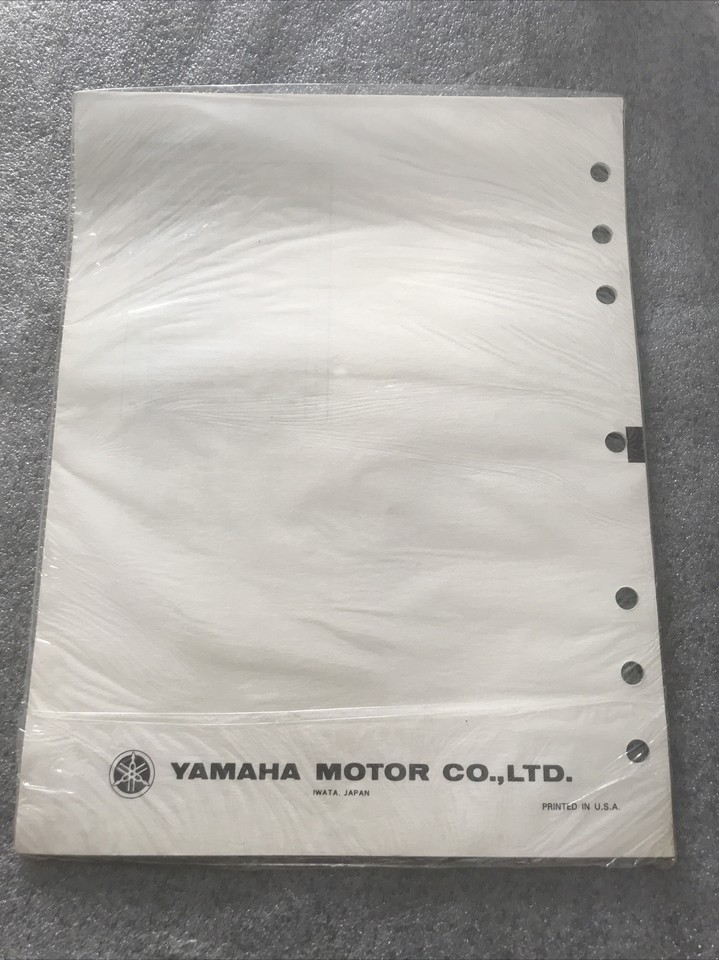 Yamaha XS400J Motorcycle Assembly Manual LIT-11666-02-92. RO-61 | eBay