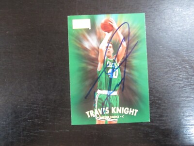 1998-99 Skybox Premium # 166 Travis Knight Autograph Signed Auto Card ...