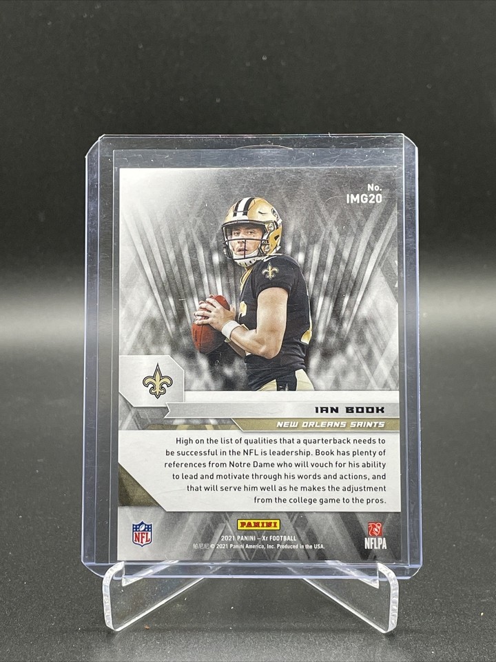 2021 Panini XR Impending Greatness Blue 89/99 Ian Book #IMG20 Rookie RC ...