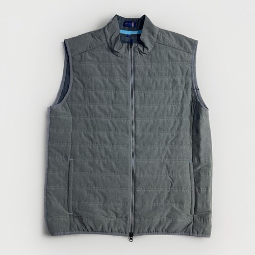 Stitch Golf Vest Mens L Full Zip Quilted Thermore Insulated Bryson ...