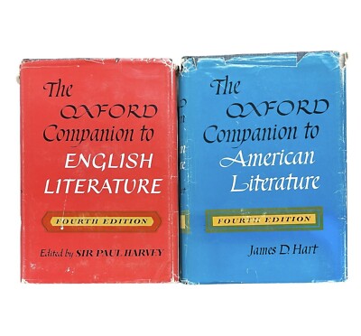 Oxford Companion to English and American Literature Set of Fourth ...