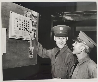 1941 US Army Soldiers Military Calendar World War II Era Vintage Press ...