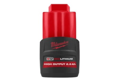 Milwaukee M12 HB2.5 Red Lithium High Output 2.5Ah 12V 180g Genuine ...